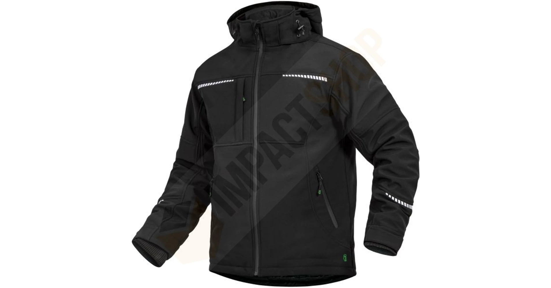 Leib Wächter Casual-line téli softshell kabát - fekete