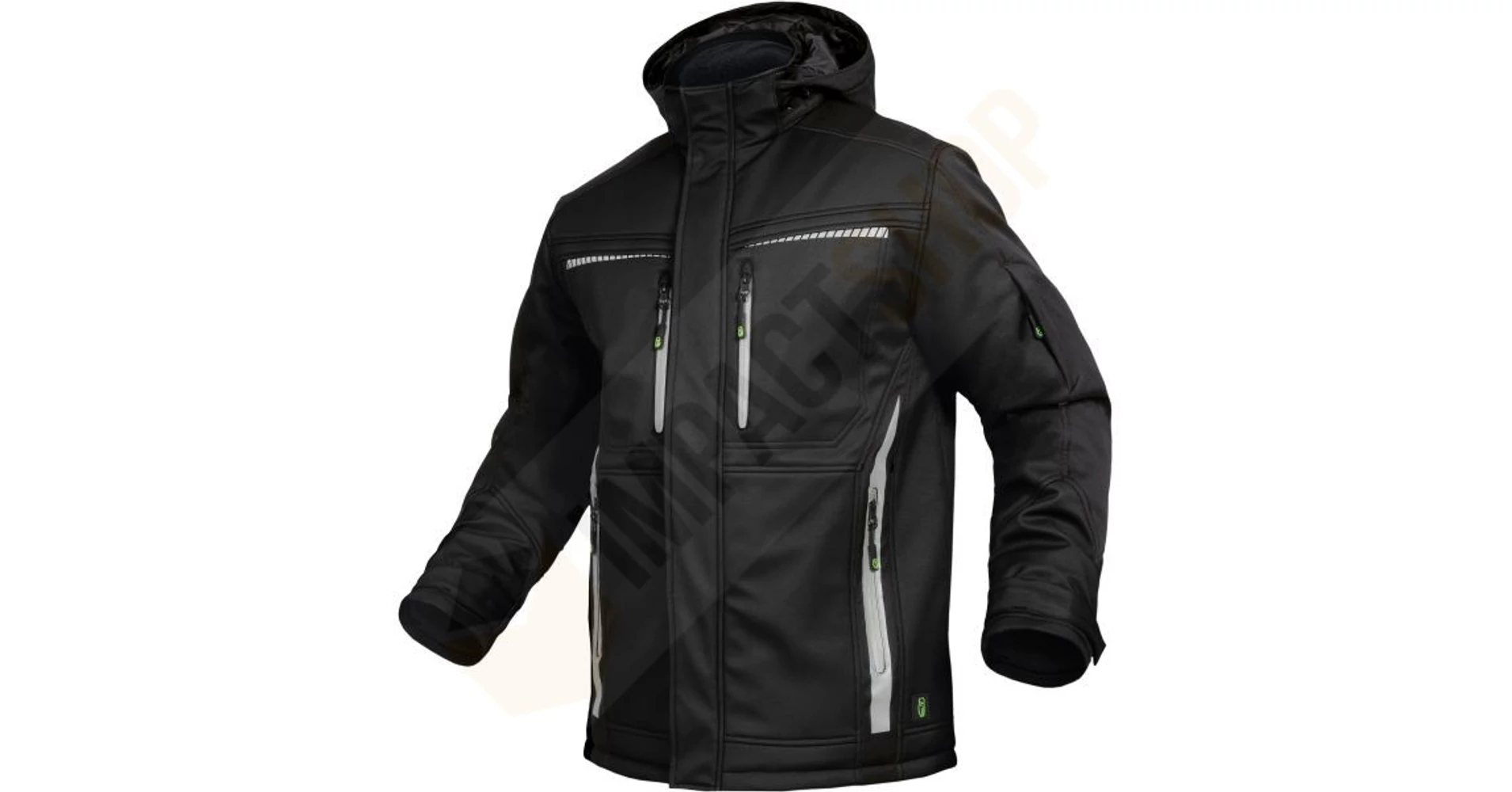 Leib Wächter Flex-line fekete téli softshell kabát