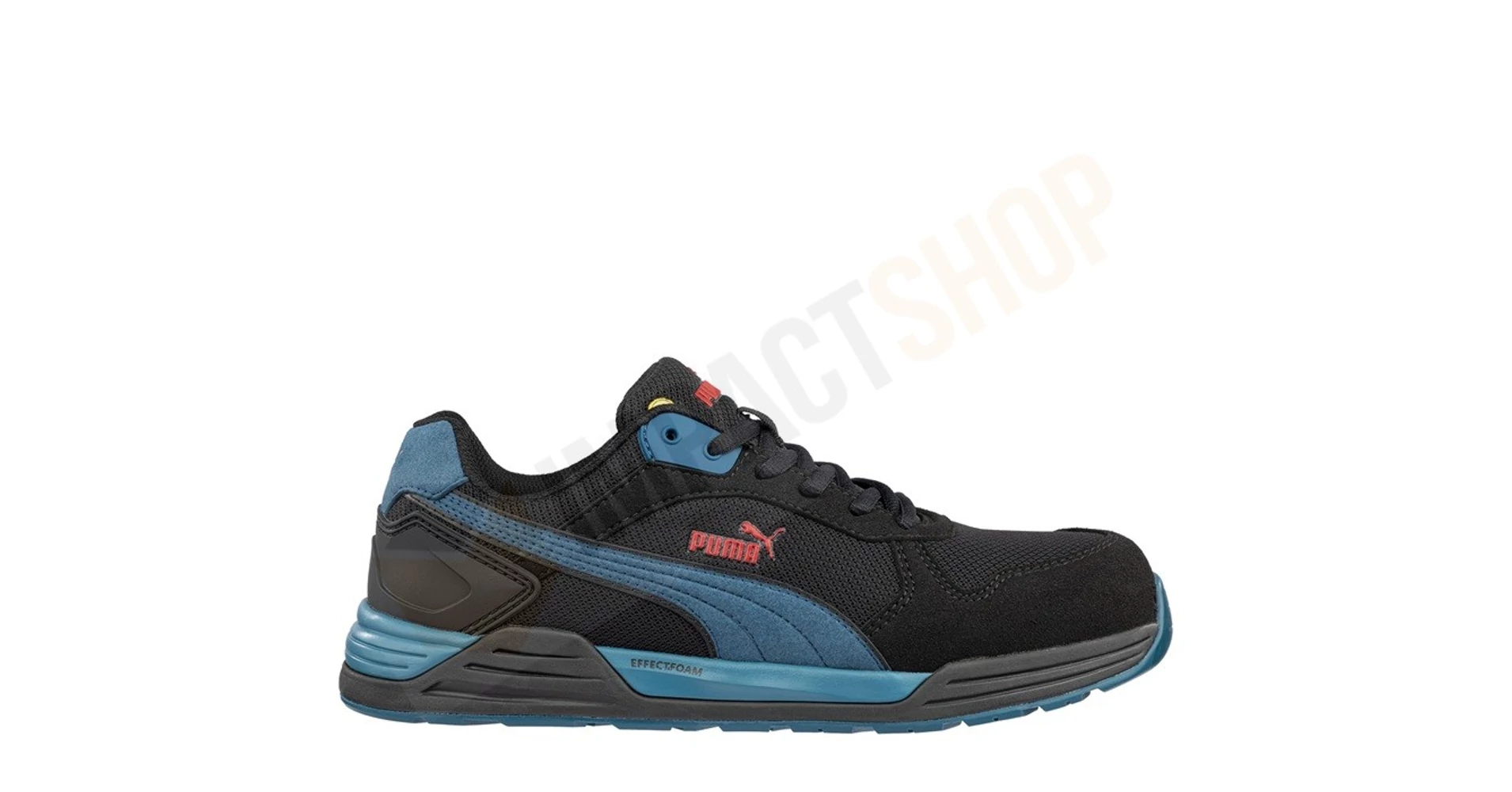 Puma Frontside blk/blue low S1P ESD HRO SRC védőcipő